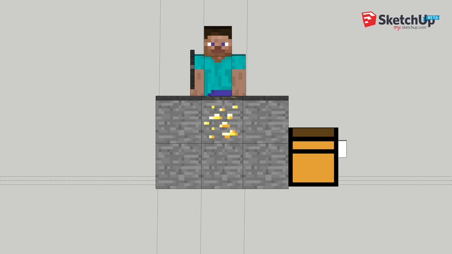 Hucha minecraft 3D. Oscar $$ | 3D Warehouse