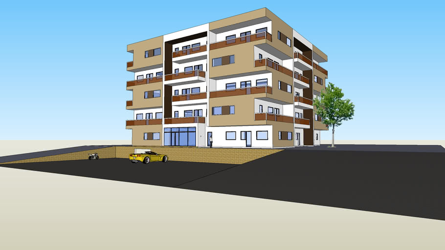 Block of flats | 3D Warehouse
