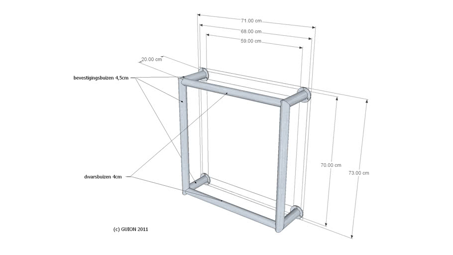 inox frame | 3D Warehouse