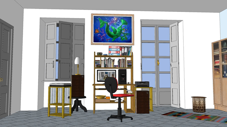 my computer room | 3D Warehouse