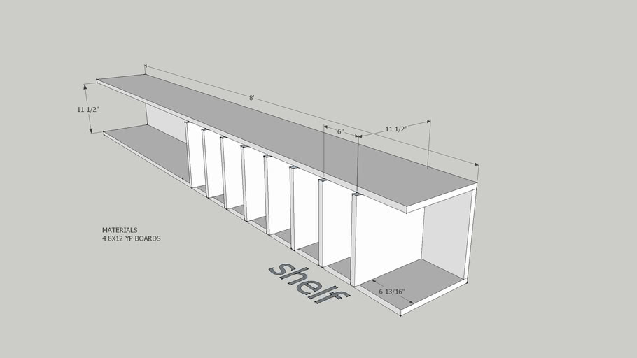 file shelving | 3D Warehouse