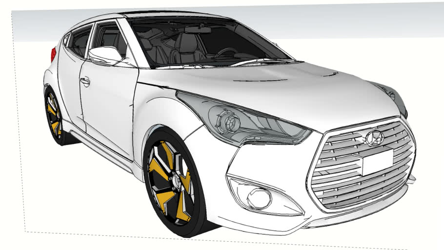 Hyundai Veloster | 3D Warehouse
