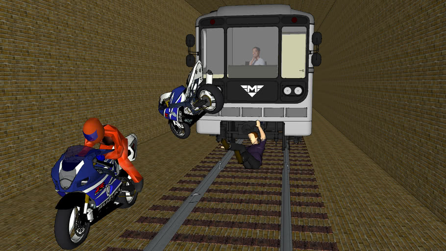 train crash | 3D Warehouse