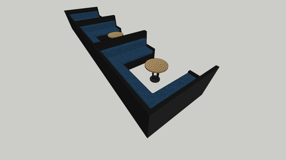 Booth seating | 3D Warehouse