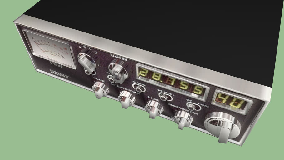 GALAXY DX 66V CB RADIO | 3D Warehouse