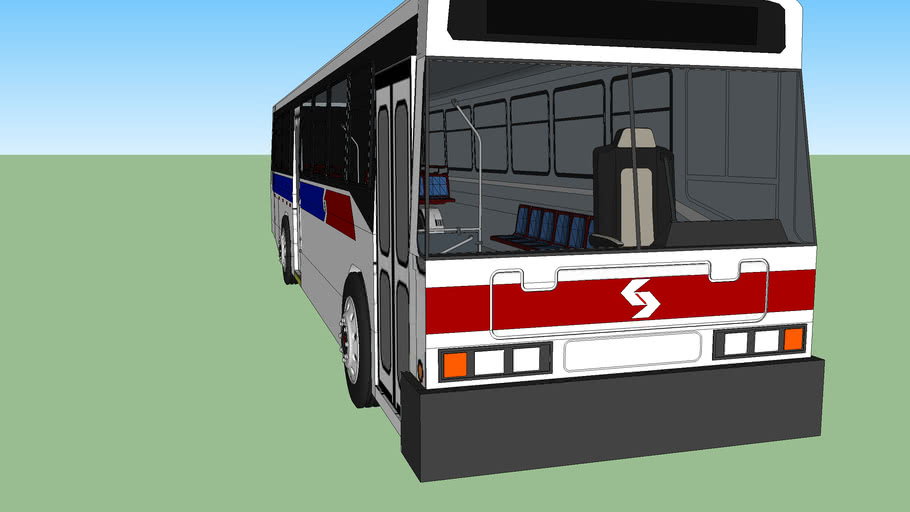 1986 Neoplan AN440 (city/transit) bus (SEPTA) (older/livery) | 3D Warehouse
