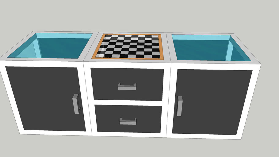 Glass Chess Table | 3D Warehouse