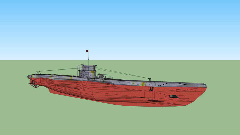 u-boat type 7-B | 3D Warehouse