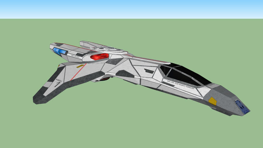 Textured Gryphon Class FIghter | 3D Warehouse