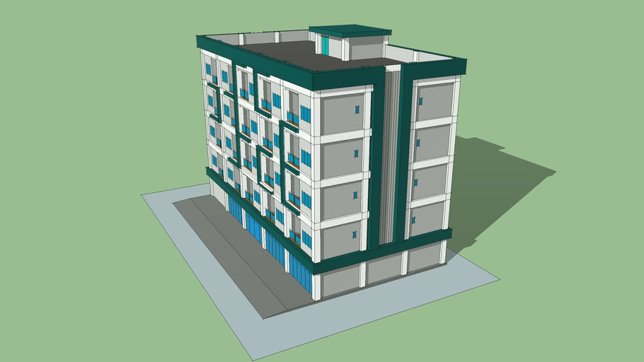 5 Storey Building | 3D Warehouse