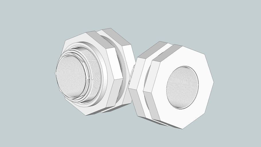 Bulkhead Fitings | 3D Warehouse
