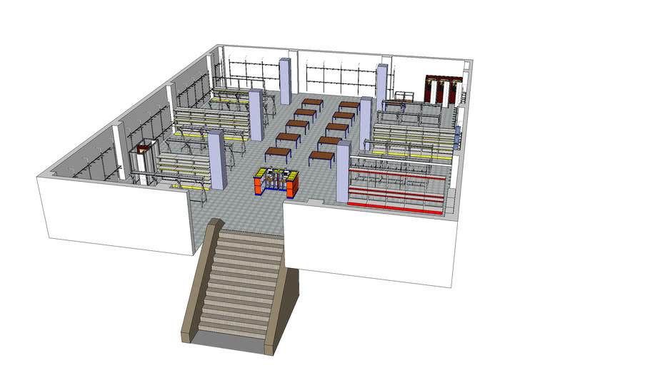 DEPARTMENT STORE ARRANGEMENT | 3D Warehouse