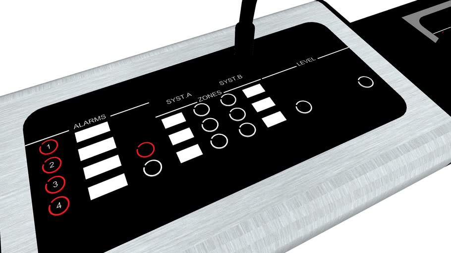 Jotron Phontech MPA 1605 and 1606 PAGA Access and Control Panel | 3D ...