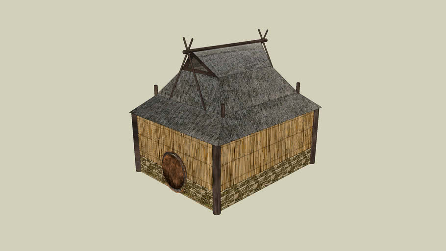 Village Hut 1 | 3D Warehouse