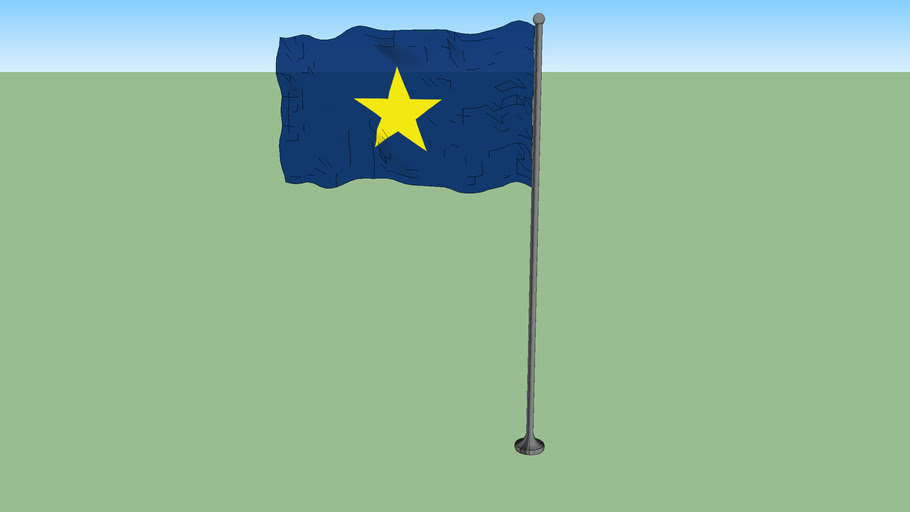 Flag of the Republic of Texas 1836-1839 | 3D Warehouse