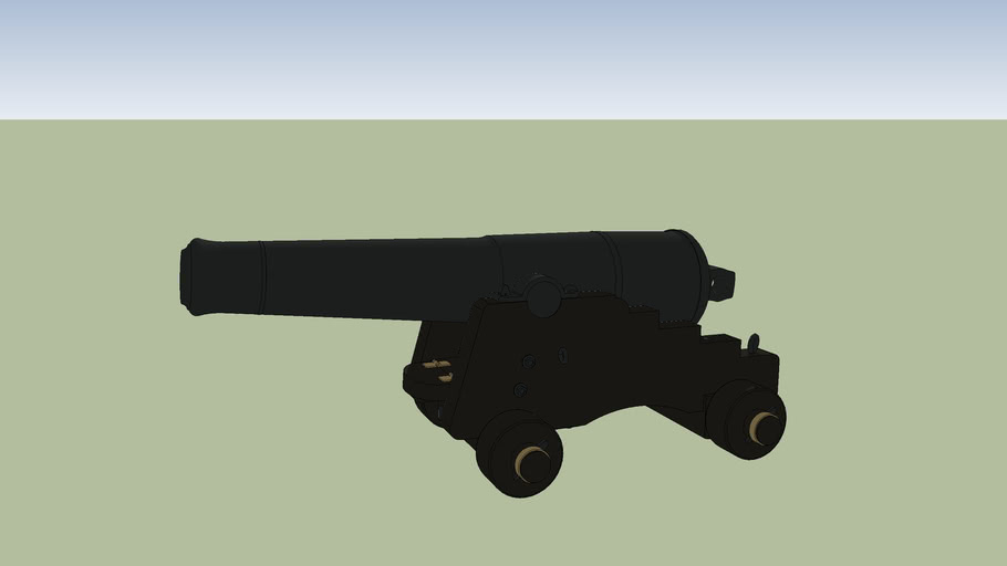 WW2 Cannon | 3D Warehouse