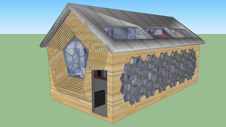 Modern Tiny House: Pentagon House | 3D Warehouse