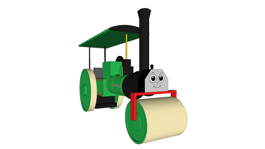 George the Steamroller | 3D Warehouse