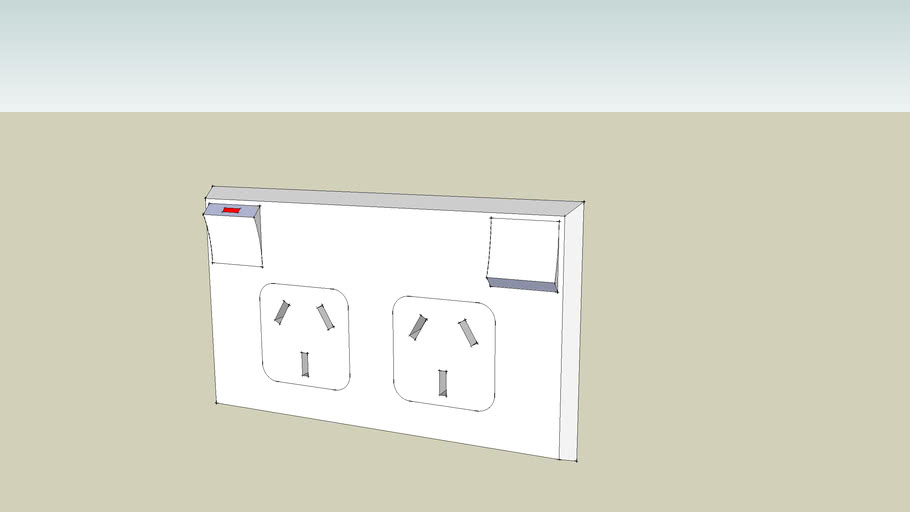 New Zealand Electrical Plug | 3D Warehouse