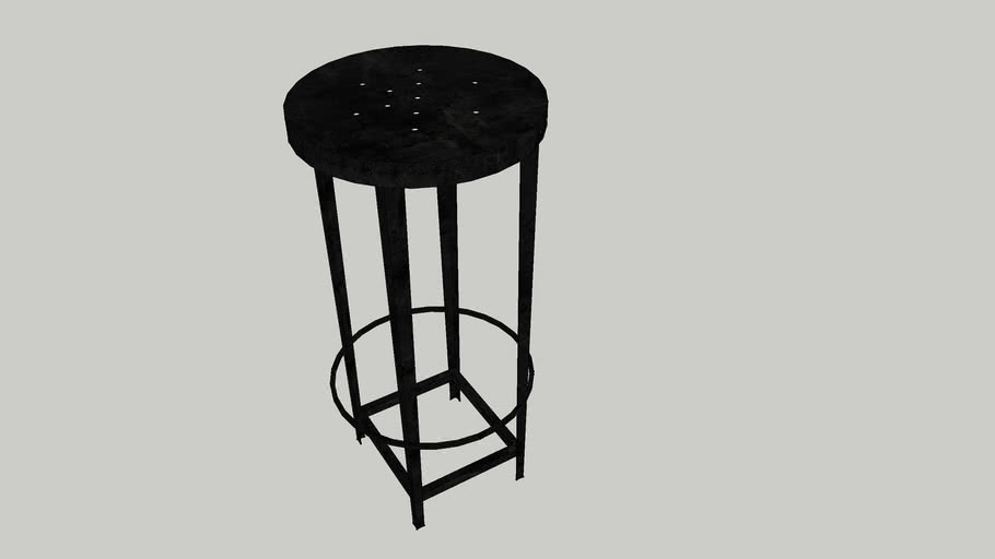 Metal Stool | 3D Warehouse