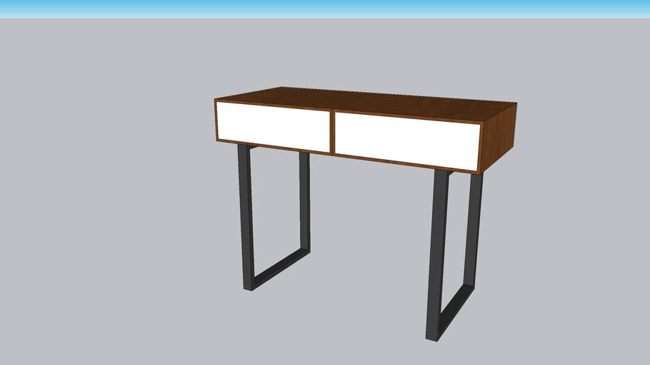Powder desk | 3D Warehouse