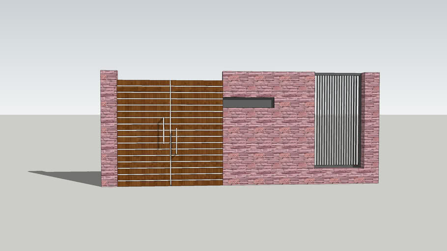 gate modern 2 | 3D Warehouse