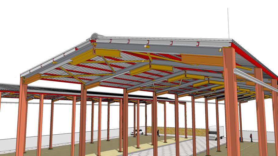 Shed structure | 3D Warehouse