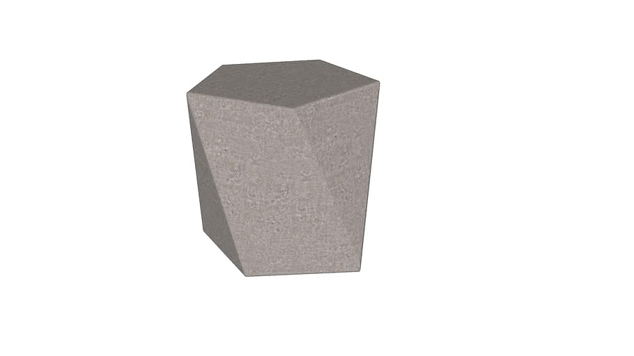 Brutalist Stool #4 | 3D Warehouse