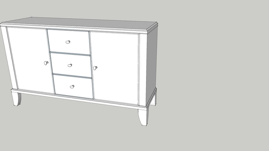 Contemporary Buffet | 3D Warehouse