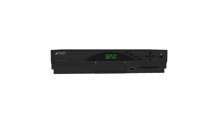 Scientific Atlanta Explorer 3250SD set-up cable DVR box | 3D Warehouse