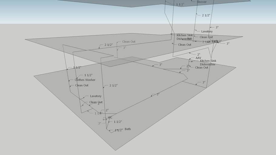 Plumbing Diagram | 3D Warehouse