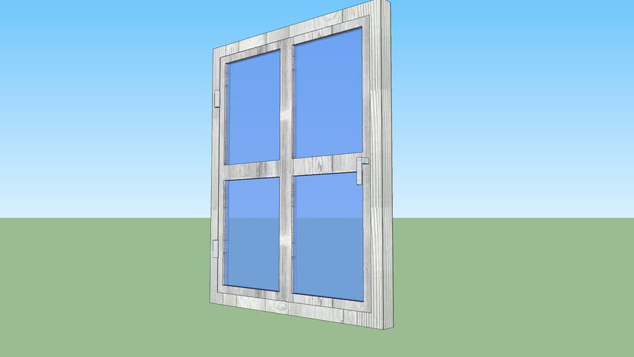 wooden window | 3D Warehouse