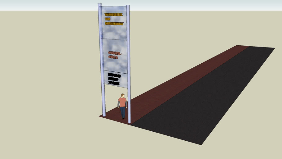 COVENTRY ROAD SIGN PILLAR | 3D Warehouse