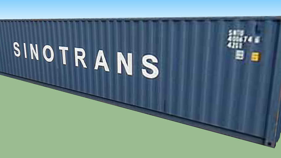 SinoTrans Container ''40'' | 3D Warehouse