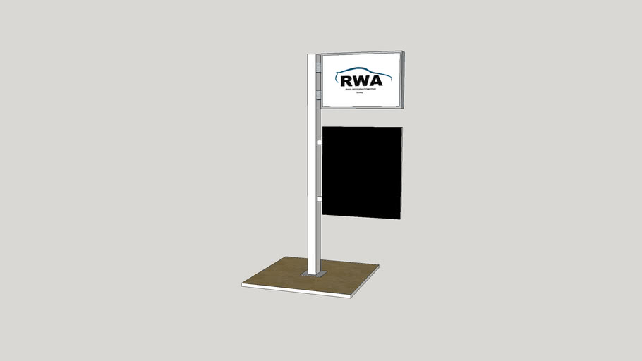 pole sign RWA | 3D Warehouse