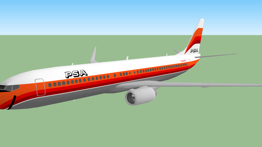Pacific Southwest Airlines (PSA) (2012 FICTIONAL]) - Boeing 737-814 ...