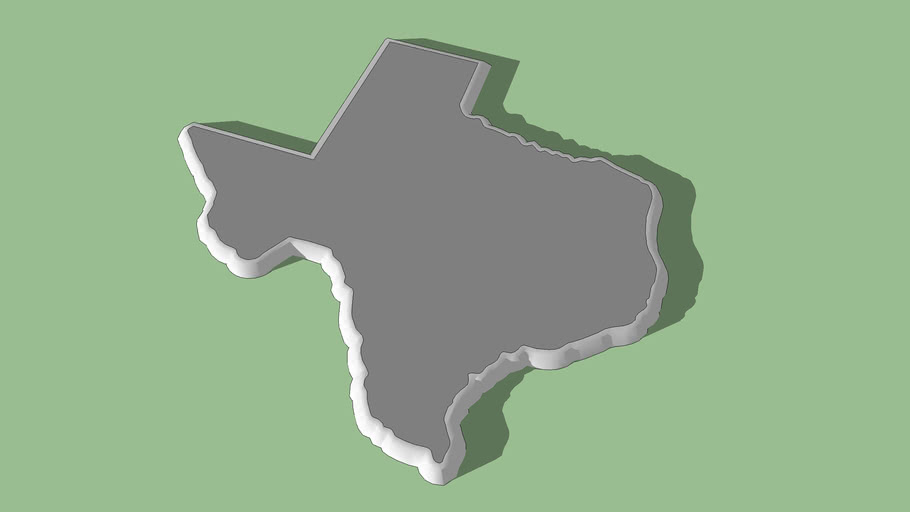 Texas 3D Emblem | 3D Warehouse