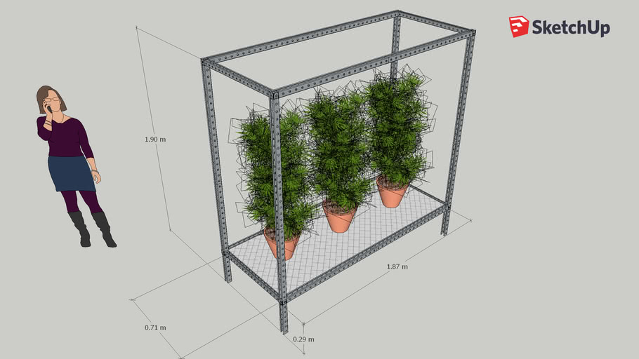 Plant Rack | 3D Warehouse