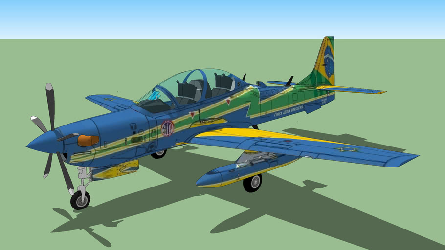 Embraer A-29 Super Tucano EDA | 3D Warehouse
