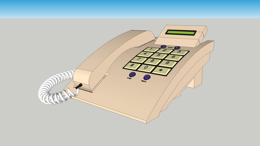 Home or Office Telephone | 3D Warehouse