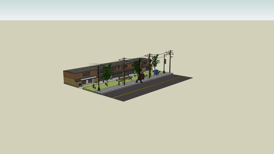 pavement sidewalk | 3D Warehouse