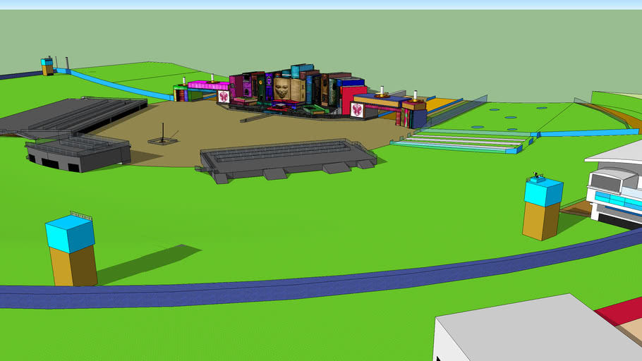 Tomorrowland 2012 - Mianstage | 3D Warehouse