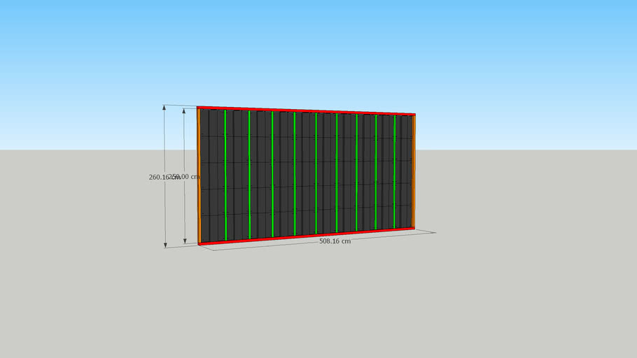 Pantalla Led 5 X 2.5 | 3D Warehouse