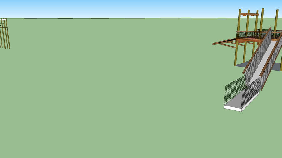 Rotary Camp Zip Line, Mirror Design with Elements | 3D Warehouse