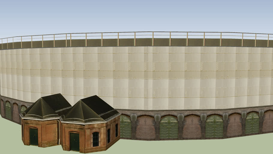 Gashouder WestergasFabriek Amsterdam | 3D Warehouse