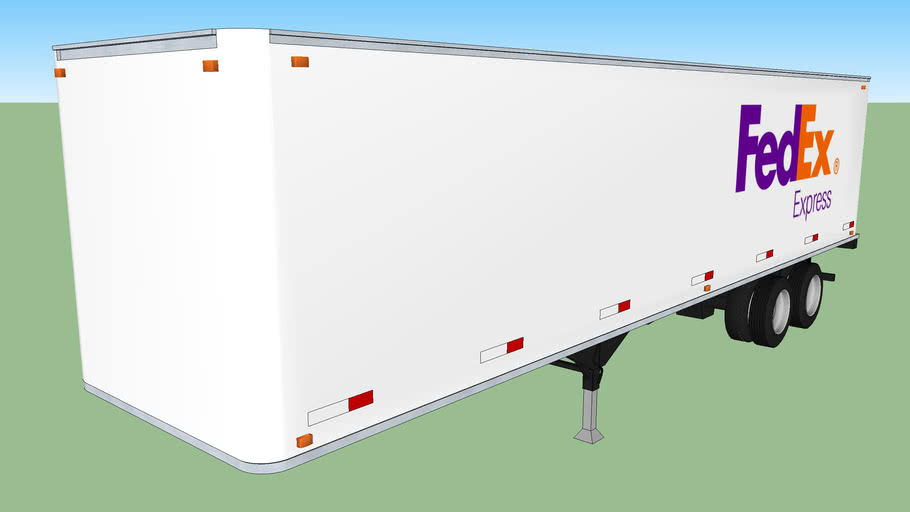 FedEx trailer | 3D Warehouse
