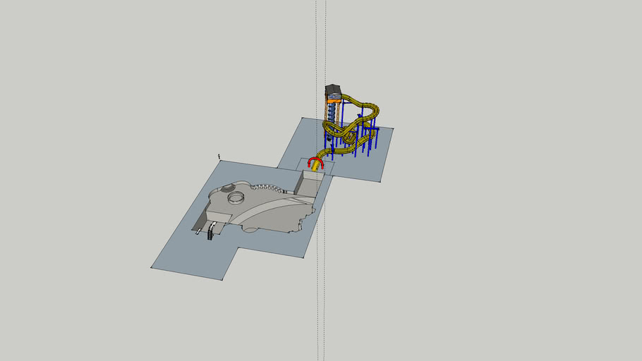 Pool With Slide | 3D Warehouse