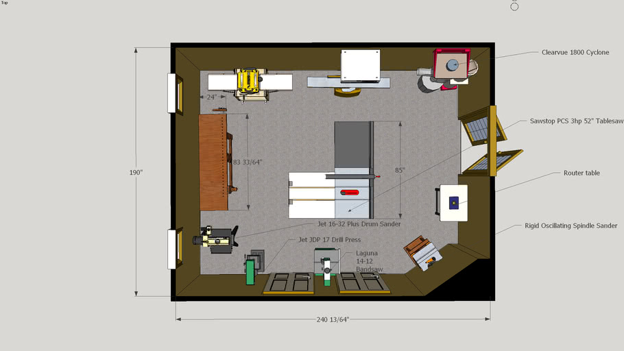 New Shop Layout | 3D Warehouse