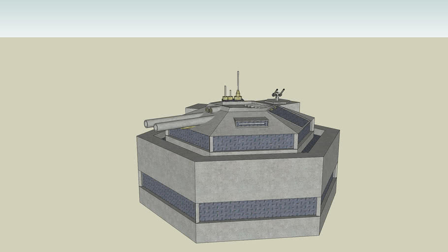 Bunker/Turret | 3D Warehouse