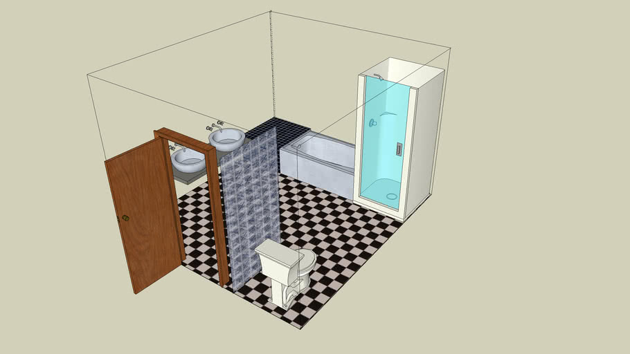 Komplett Bad | 3D Warehouse